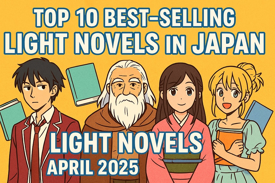 Top 10 Best-Selling Light Novels in Japan – April 2025